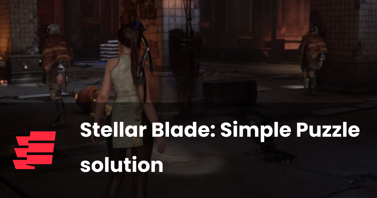 Stellar Blade: Simple Puzzle solution | esports.gg