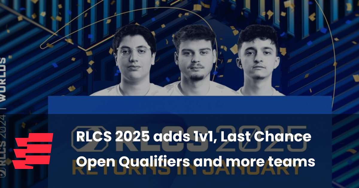 RLCS 2025 adds 1v1, Last Chance Open Qualifiers and more teams | esports.gg