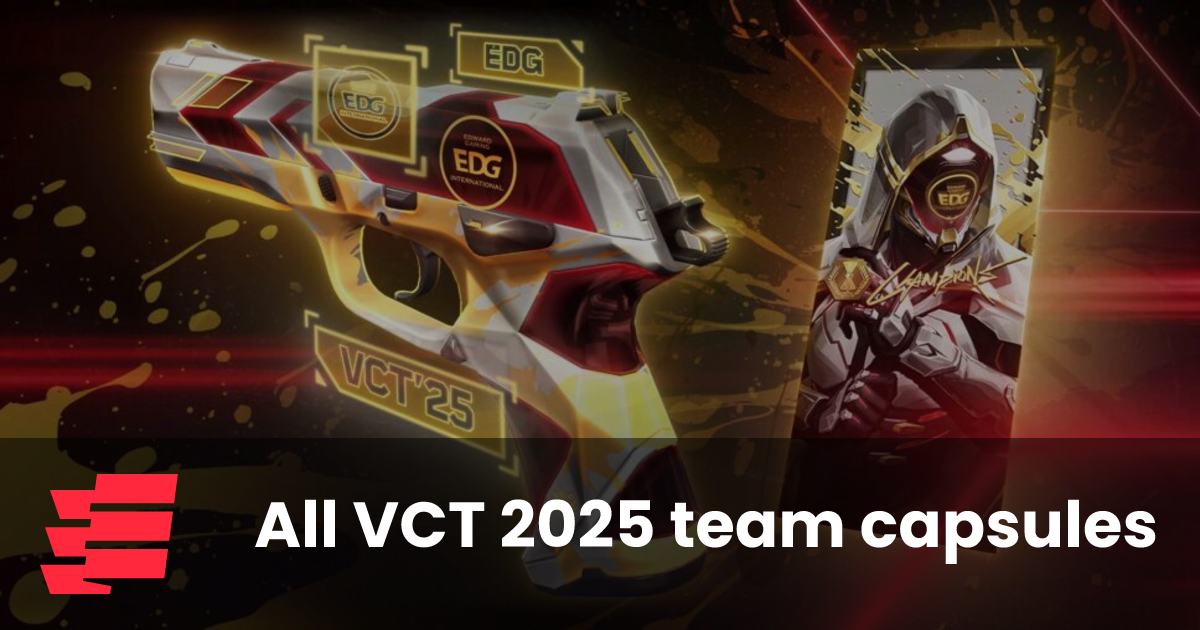 All VCT 2025 team capsules | esports.gg