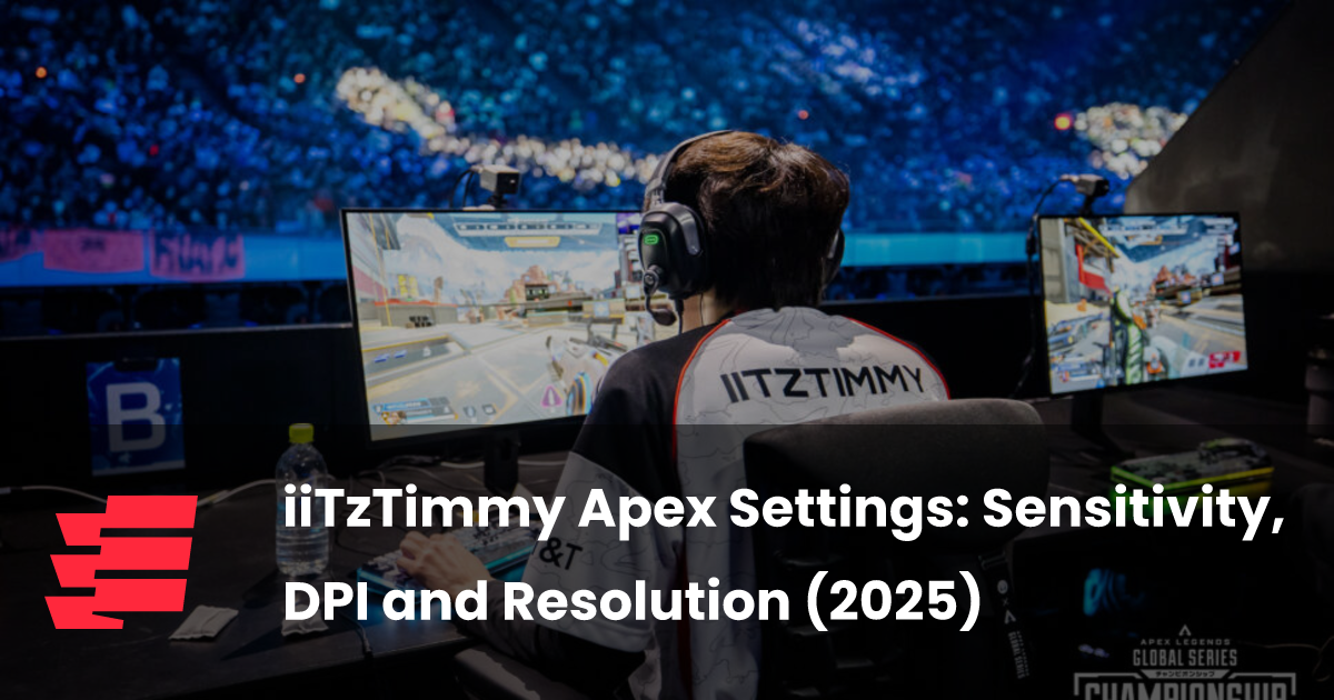 iiTzTimmy Apex Settings: Sensitivity, DPI and Resolution (2025) | esports.gg